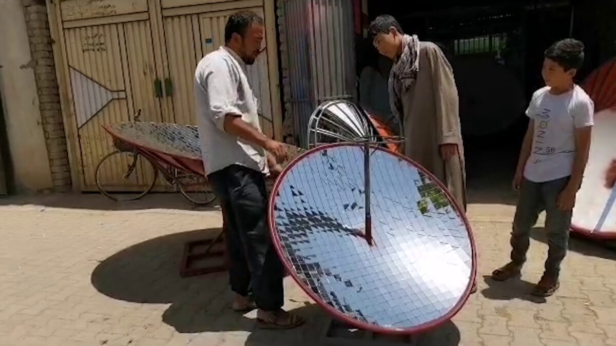 Kabul resident develops solar energy production device to combat rising ...