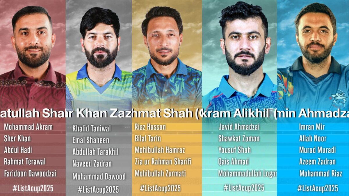 ACB names squads for regional List A Tournament in Khost | Amu TV